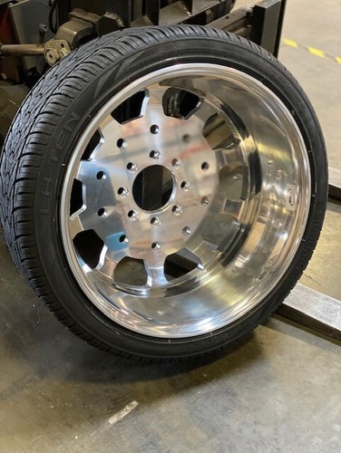 Custom Tuck Dually Wheels Chevy 3500 C30 OBS Ford Dodge 22x8.25 OUTER ...