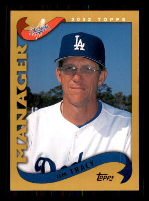 2002 Baseball Topps Jim Tracy Los Angeles Dodgers #306 MGR | eBay