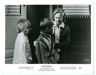 8x10-Promo-Still-Snow Treasure-Paul Austad-Tina Austad-Drama-War-1968 ...