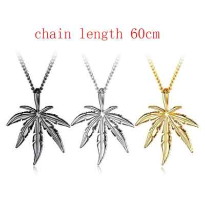 Large pot leaf chain pendant- 2'' Pendant | eBay