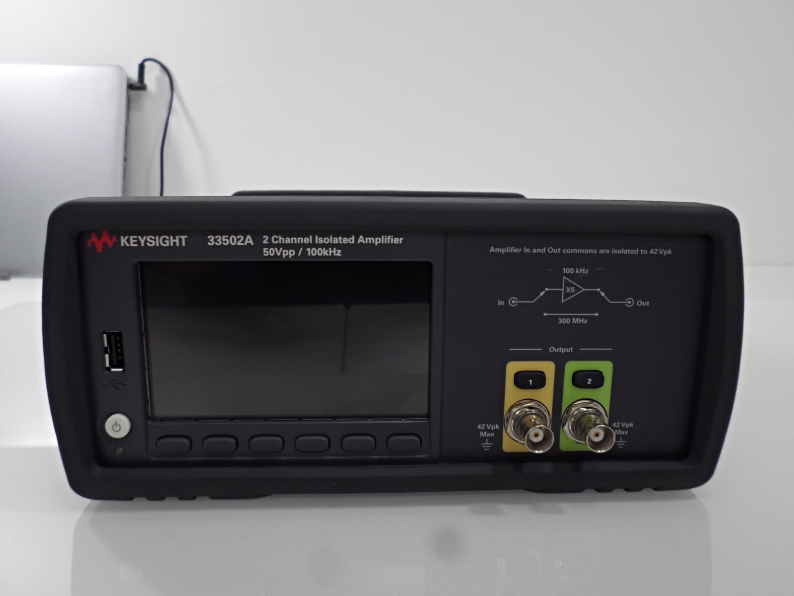 Keysight Agilent 33502A Isolated Amplifier, 2 Channel, 50 Vpp, 100kHz ...