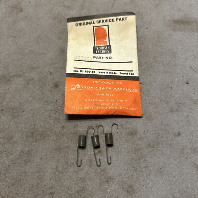 GENUINE TECUMSEH NOS GOVERNOR SPRING 490267 (LOT OF 3) | eBay