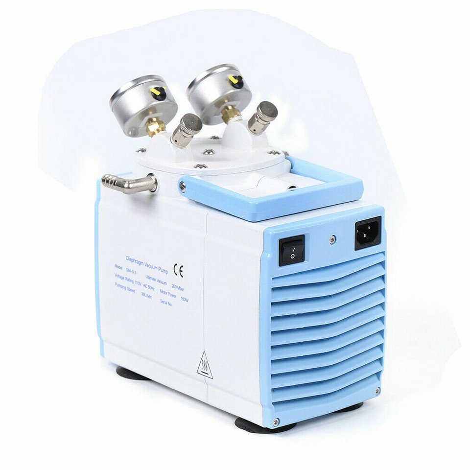 Portable Lab Oil Free Diaphragm Vacuum Pump Lab Vacuum Pump Adjustable ...