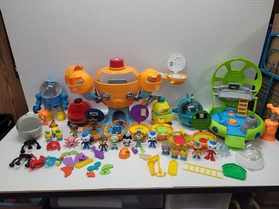 Huge Octonauts Lot Octopod Octolab Gup A X Max Suit On The Go Pods ...