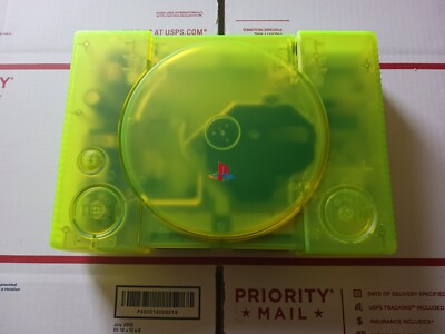 Sony PlayStation 1 Console SCPH-9001 Custom Case Shell Mod Translucent ...