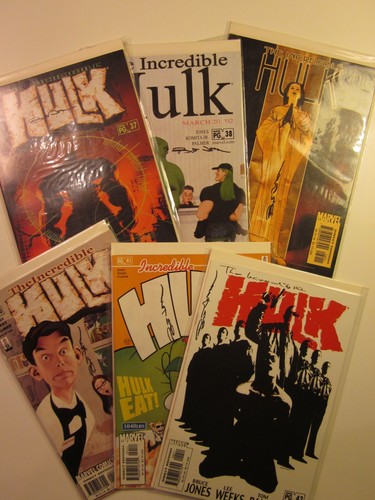 INCREDIBLE HULK VOL 2 #37 - 41 LOT (APR 2002, MARVEL) SIGNED WRITER ...