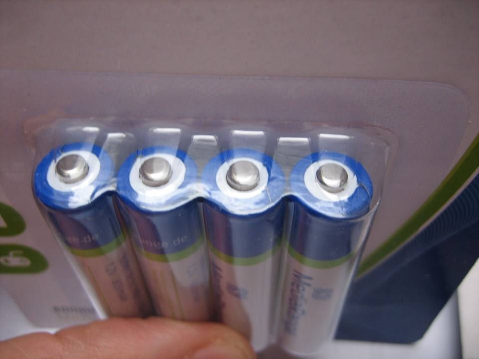 4 Piece Media Range AAA Battery Micro Battery HR03 Nimh-Accu 800mAh | eBay