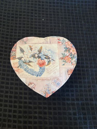 Heart Shaped Paper Mâché Collage Storage Box | eBay