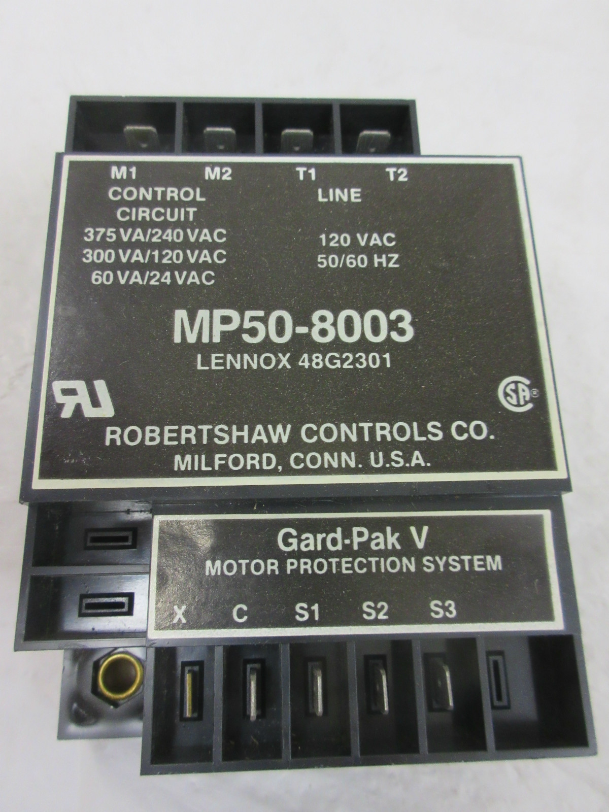 48G2301 LENNOX 67K87 ROBERTSHAW MP50-8003 COMPRESSOR MOTOR PROTECTOR ...