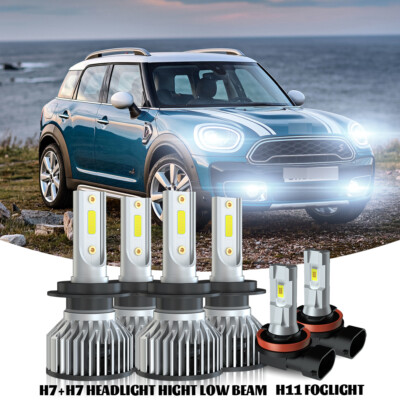 For Mini Cooper Countryman 2017-2019 LED Headlight High&Low Beam & Fog ...