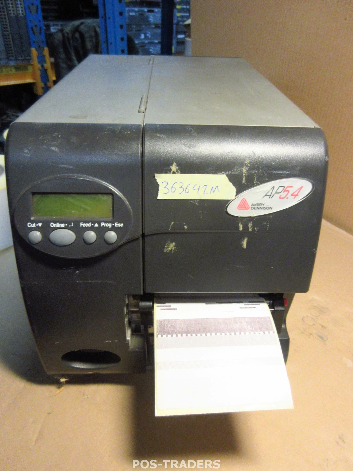 Avery AP 5.4 300DPI BLACK COVER Thermal Label Printer USB LAN - 363642 ...