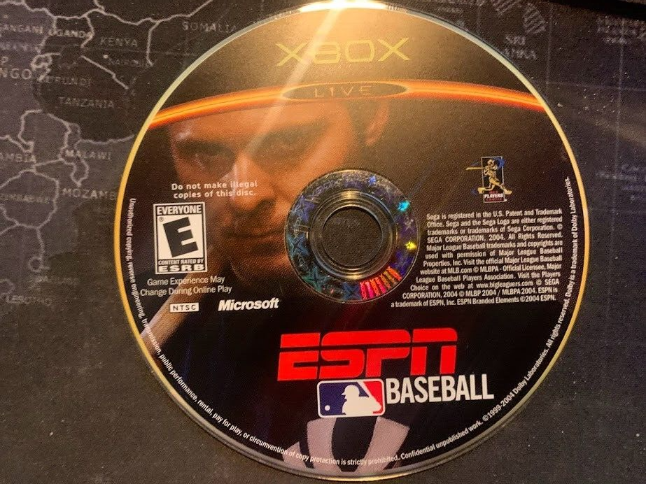ESPN Major League Baseball (Microsoft Xbox, 2004) NO TRACKING ...