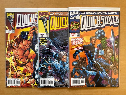 Quicksilver #1 2 3 Marvel 1997 1st Lord Tyger, Sir Delphis, Lady Vermin ...