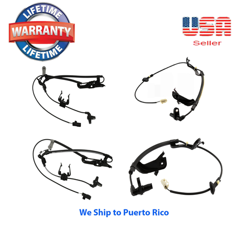 4 ABS Wheel speed sensor Front Rear Right & Left Fit TOYOTA SIENNA 2011 ...