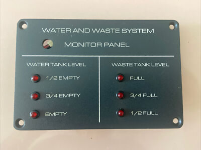 Water & Waste Monitor Panel | eBay