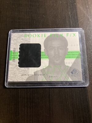 Jamison Brewer SP AUTHENTIC ROOKIE LIMITED CARD 695/1600 FILM NBA 2002 ...