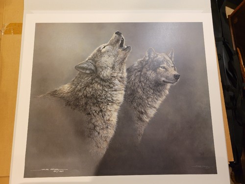 Jorge Mayol "Wolf Song" Signed Print 90/1200 | eBay