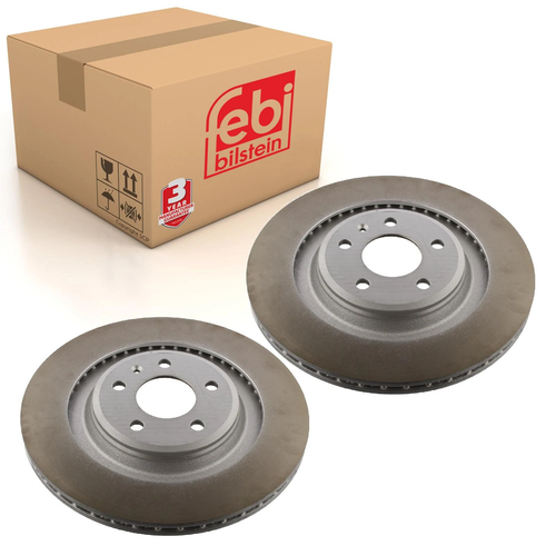 Pair of Rear Brake Disc Fits Audi Q5 quattro S4 S5 8T OE 8K0615601C Febi 36454 | eBay UK