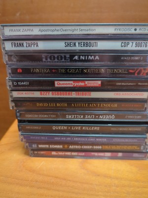 CD Lot (11) Rock Classic Rock Hard Rock Zappa Pearl Jam Queen Tool ...