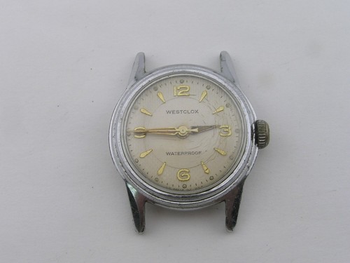 Vintage Westclox Watch Fancy Dial for Parts or Repair | eBay