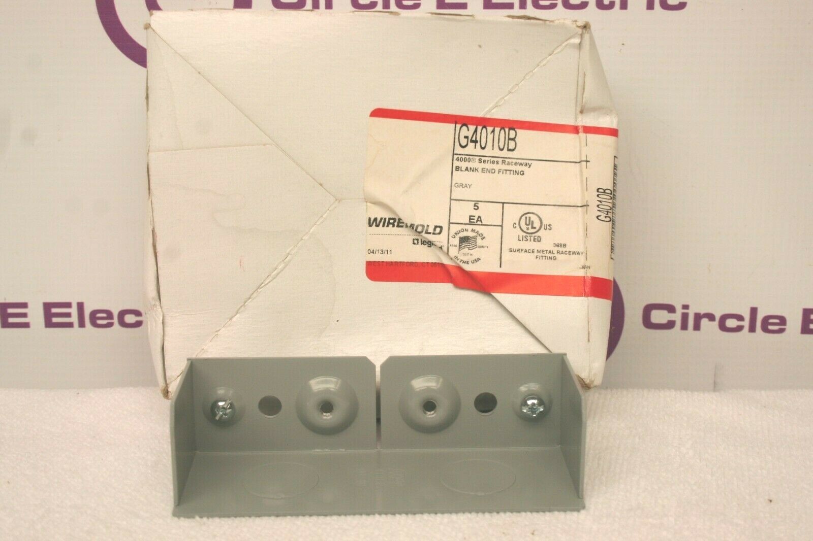 Wiremold G4010B Blank End Fitting *NEW* | eBay