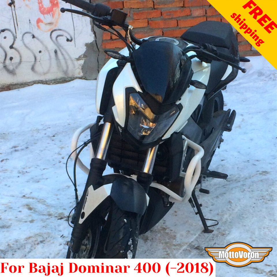 For Bajaj Dominar 400 Engine guard Crash bars (2016-2018), Free ...