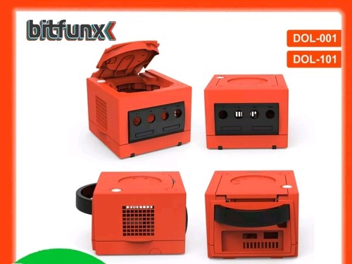 Bitfunx Warm Red NGC Replacement Shell Gamecube Dol 001 /101 Limited ...