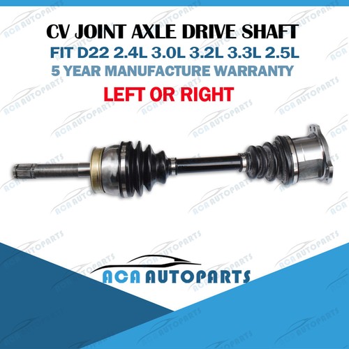 For Navara D22 Ute 4x4 DX ST ST-R Complete CV Boot Joint Axle Shaft ...