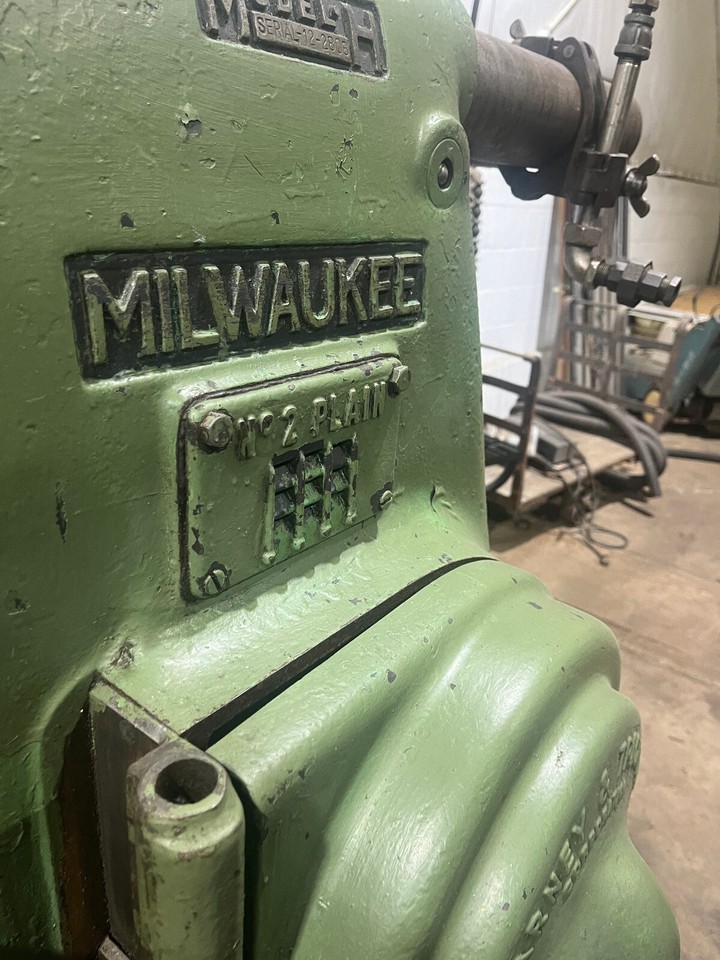 MIlwaukee Model H Horizontal Milling Machine | eBay