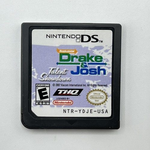 Nintendo DS Drake & Josh Talent Showdown Tested & Working NDS Authentic ...