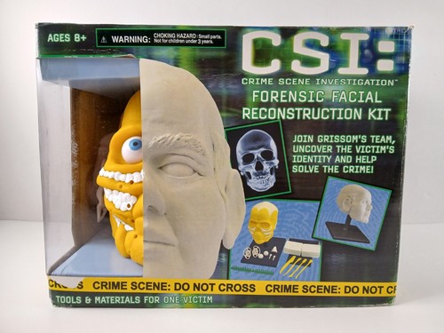 2004 Planet Toys CSI: FORENSIC FACIAL RECONSTRUCTION KIT From The TV ...