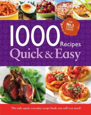 1000 Recipes - Quick Recipes - Large Format Hardback Book. Photo's and ...
