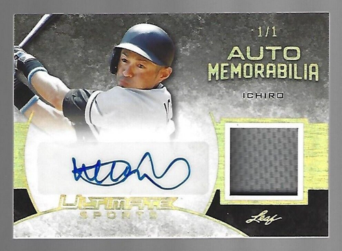Ichiro Suzuki 2019 Leaf Ultimate Sports Ultimate Autograph Memorabilia ...