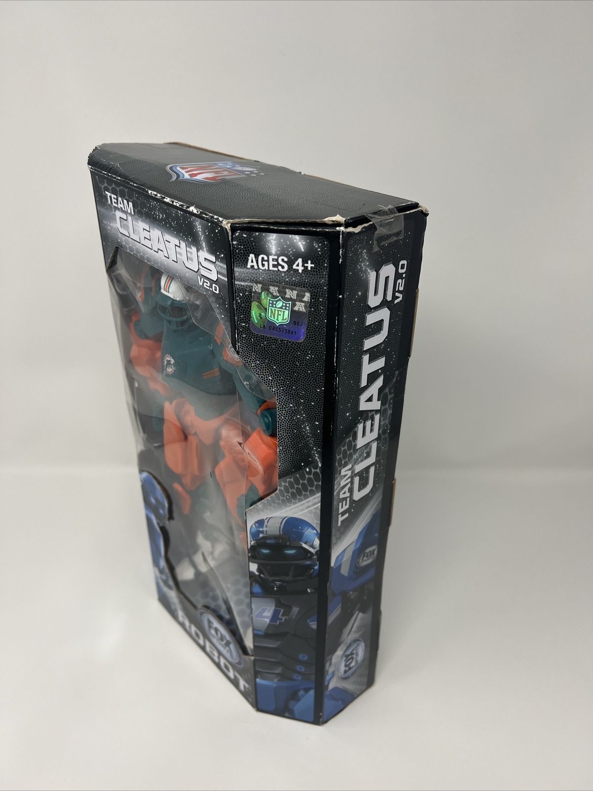 Team Cleatus V2.0 Fox Sports 10" Miami Dolphins ROBOT Figure Action ...