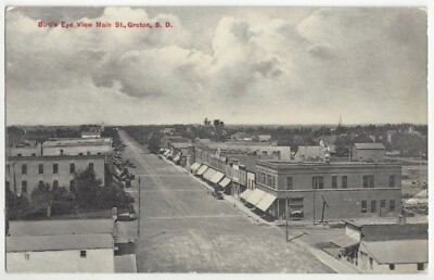 1909 Groton, South Dakota - Main Street Vintage Postcard | eBay