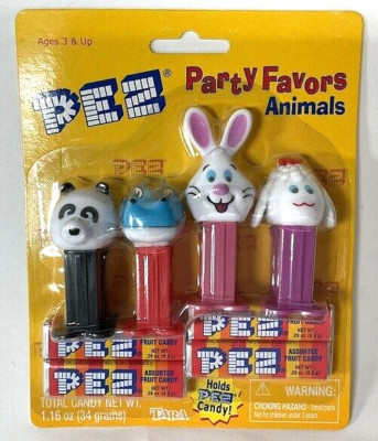 PEZ PARTY FAVOR SET TARA TOYS Animals FACTORY SEALED NEW | eBay