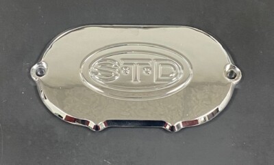 HARLEY 5 SPEED TRANS BILLET SIDE COVER PLATE FXR DYNA SOFTAIL CHROME ...