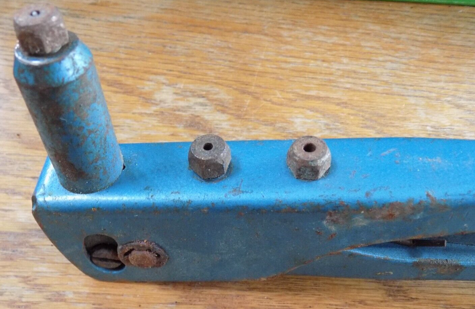 Hand Rivet Gun in good used working order OLD TOOL WORKS GOOD | eBay UK