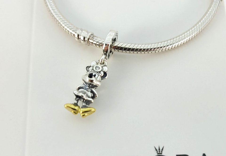 Pandora Authentic Disney 100Th Anniversary Minnie Mouse Dangle Charm | eBay