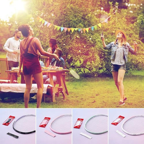 Multi-color Badminton Racket Head Sticker Cartoon Panda Frame Protector ...