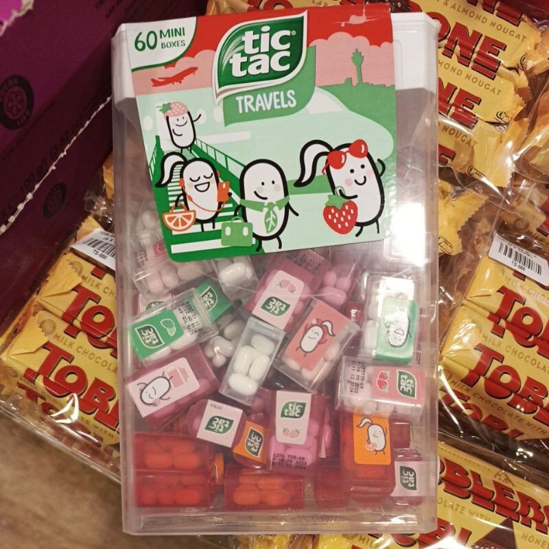 60Pcs TIC TAC Candies XXL Travel Edition Size Mini Boxes Sweet Gift Mix ...