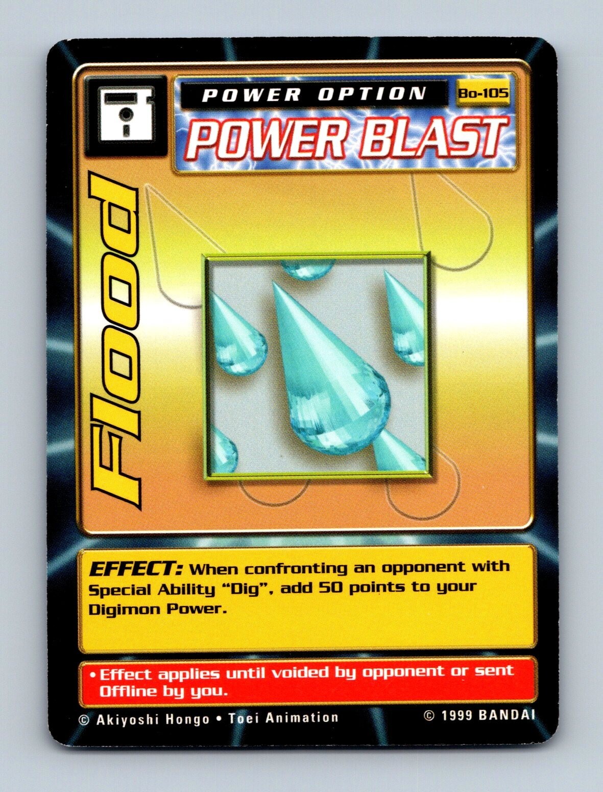 Digimon Digi Battle Flood Bo-105 Series 2 Bandai 1999 | eBay