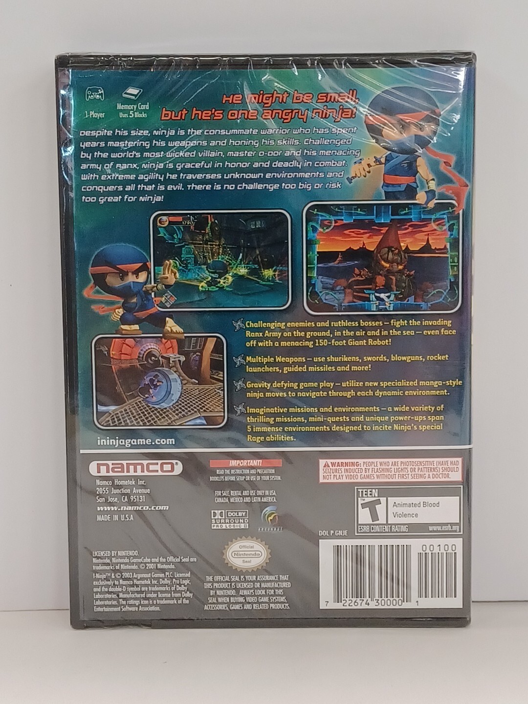 I-Ninja (Nintendo GameCube, 2003) for sale online | eBay