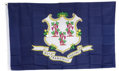 3x5 Connecticut State Flag State of Connecticut Premium Banner FAST USA ...