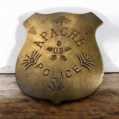 Old West Badge Insignia Tribal Apache Western Vintage patine Americana ...