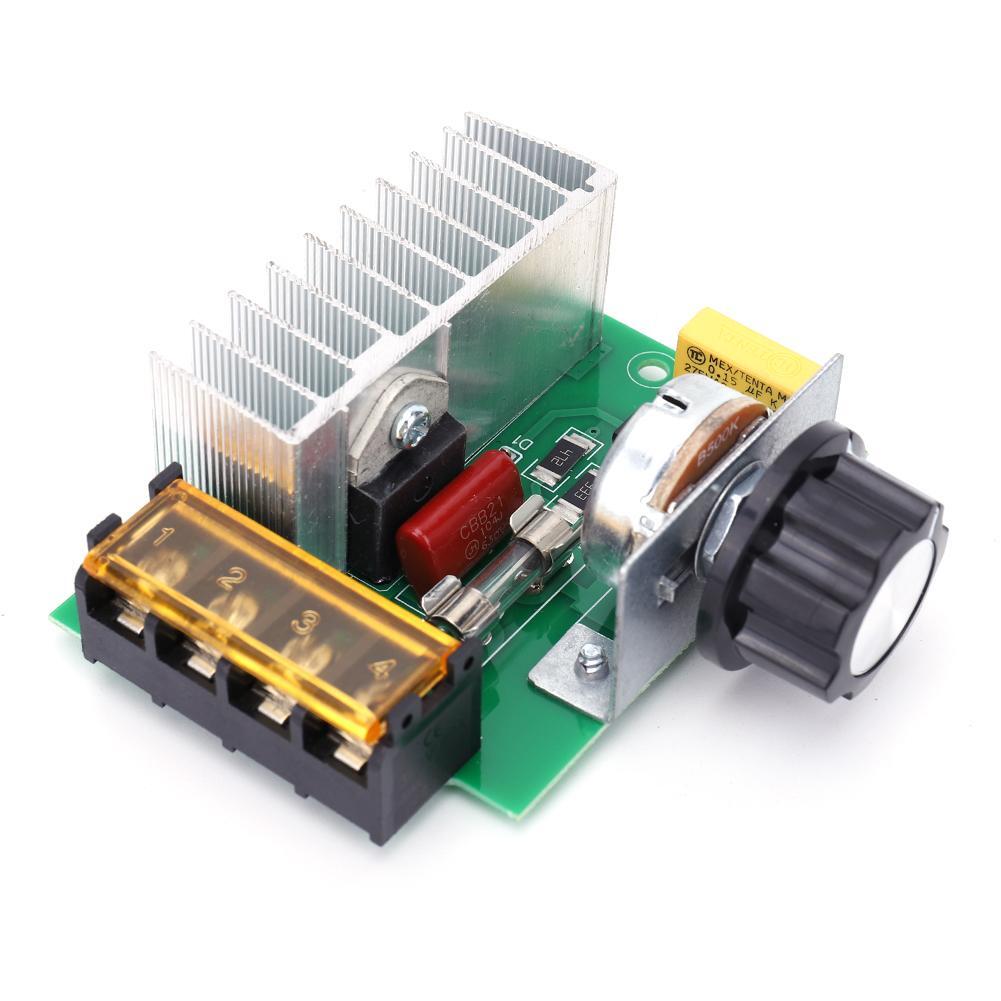 4000W Electronic Dimmer Module AC 220V Thyristor Governor (Without Fuse ...