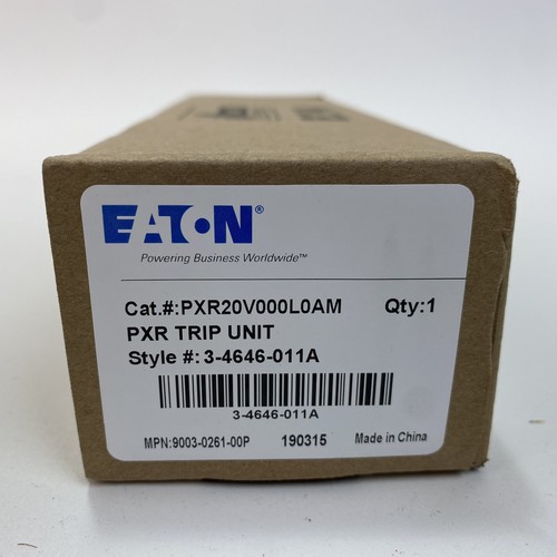 EATON PXR20 PXR 20 LSI TRIP UNIT, PXR20V00L0AM | eBay