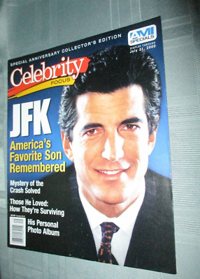 JFK JR SPECIAL ANNIVERSARY COLLECTOR'S EDITION CELEBRITY FOCUS MAG 1999 ...