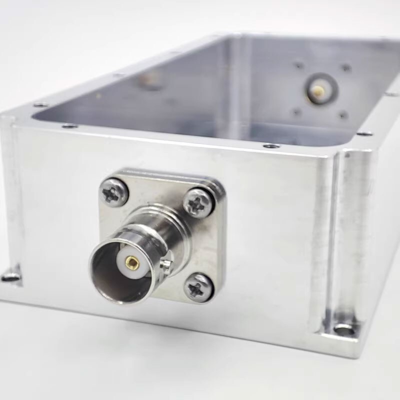 119x59x32mm/4.7x2.3x1.3" Aluminum RF Shield Box w/ Two BNC Female ...