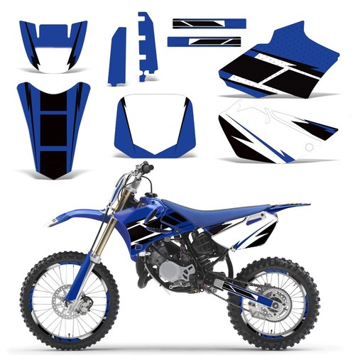 WD Graphics Kit Fit for Yamaha YZ85 02-14 DIRT MX Bike Decal Wrap ...